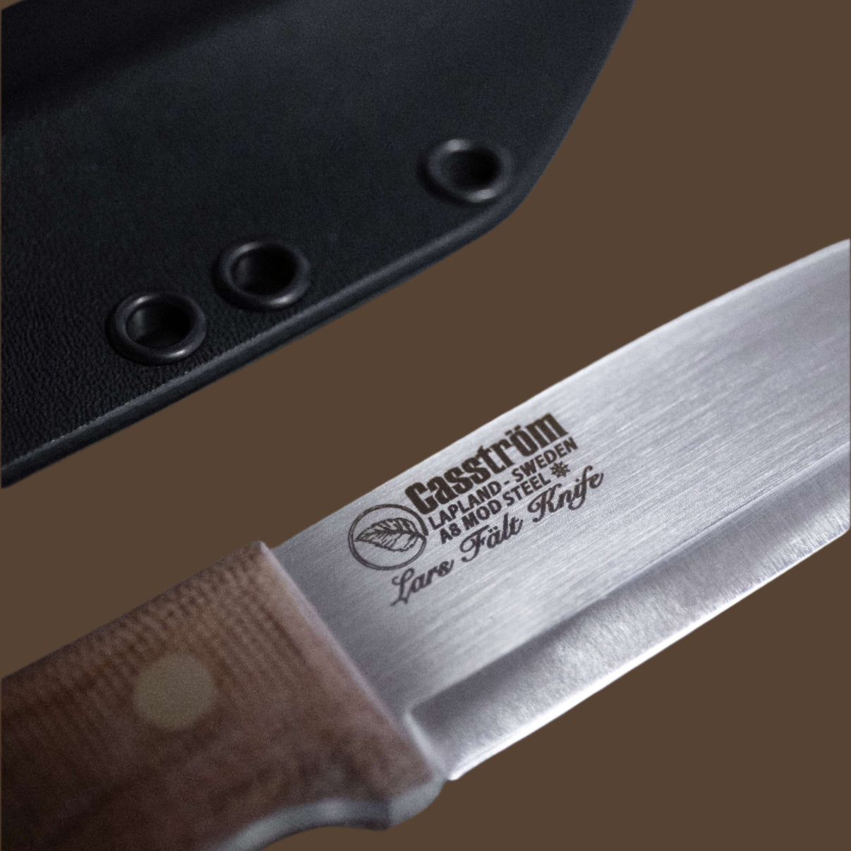 Lars Fält Knife - Tough A8 Mod Steel Survival Knife with Micarta Grip ...